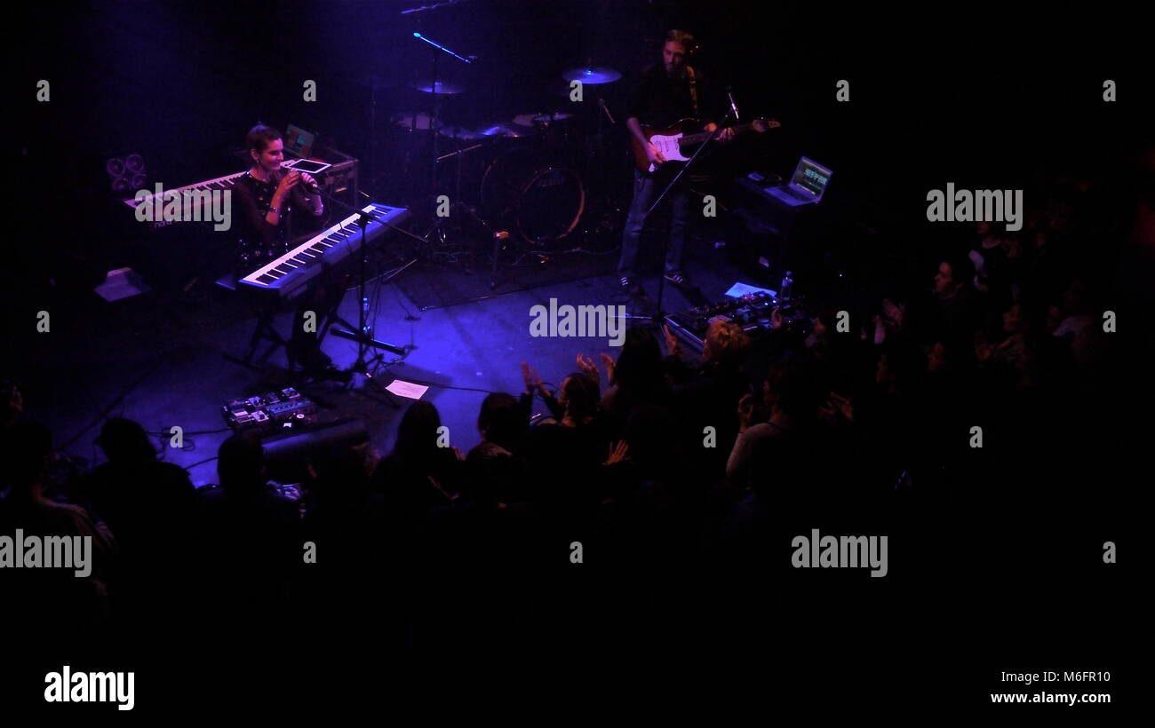 French singer Roxanne Performs on Stage, Villeurbanne, France Stock ...