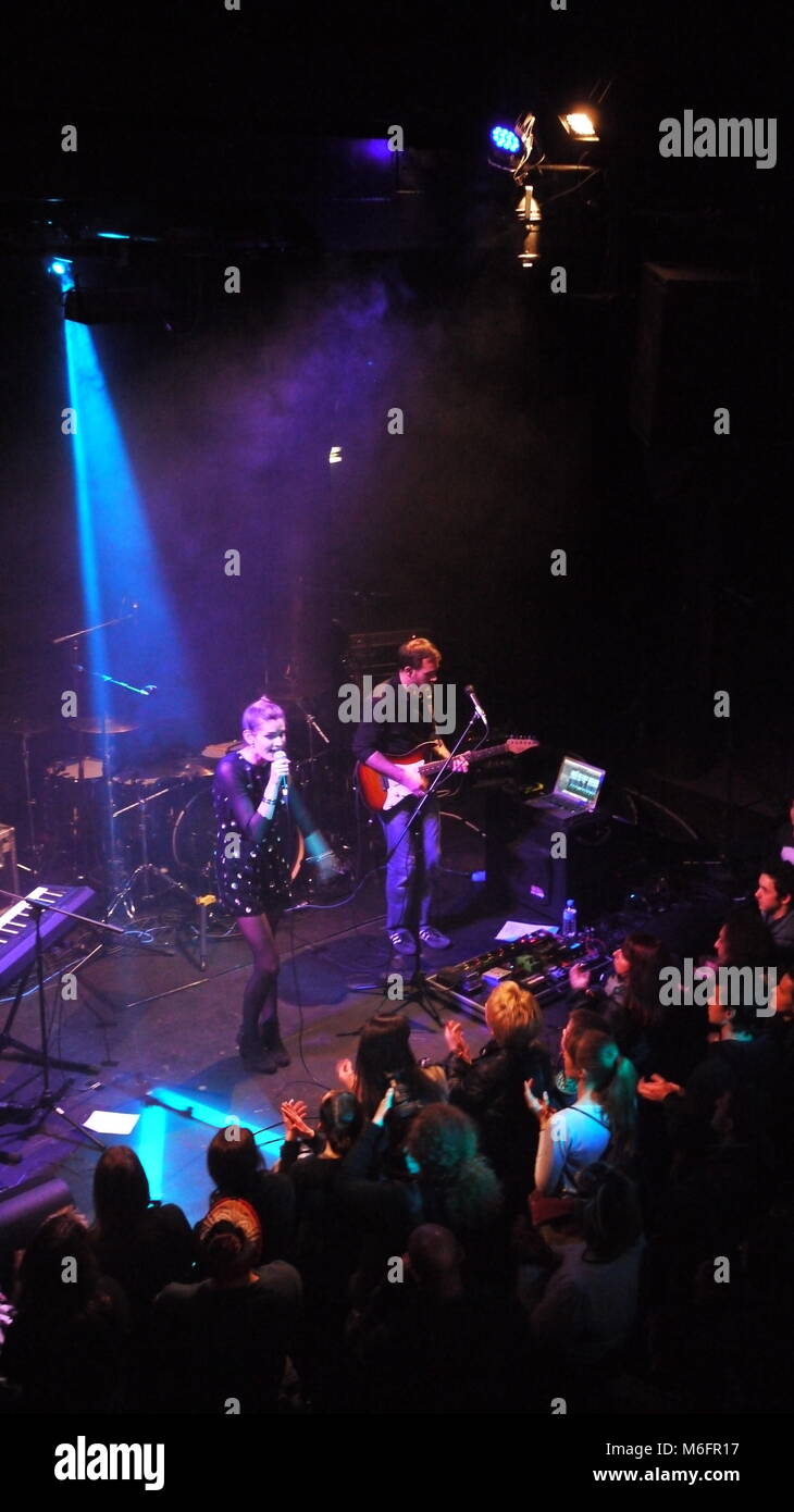 French singer Roxanne Performs on Stage, Villeurbanne, France Stock ...