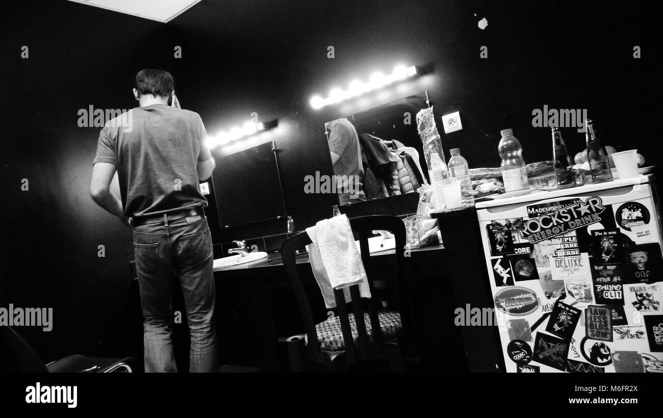 Musician's dressing room, Lyon, france Stock Photo - Alamy