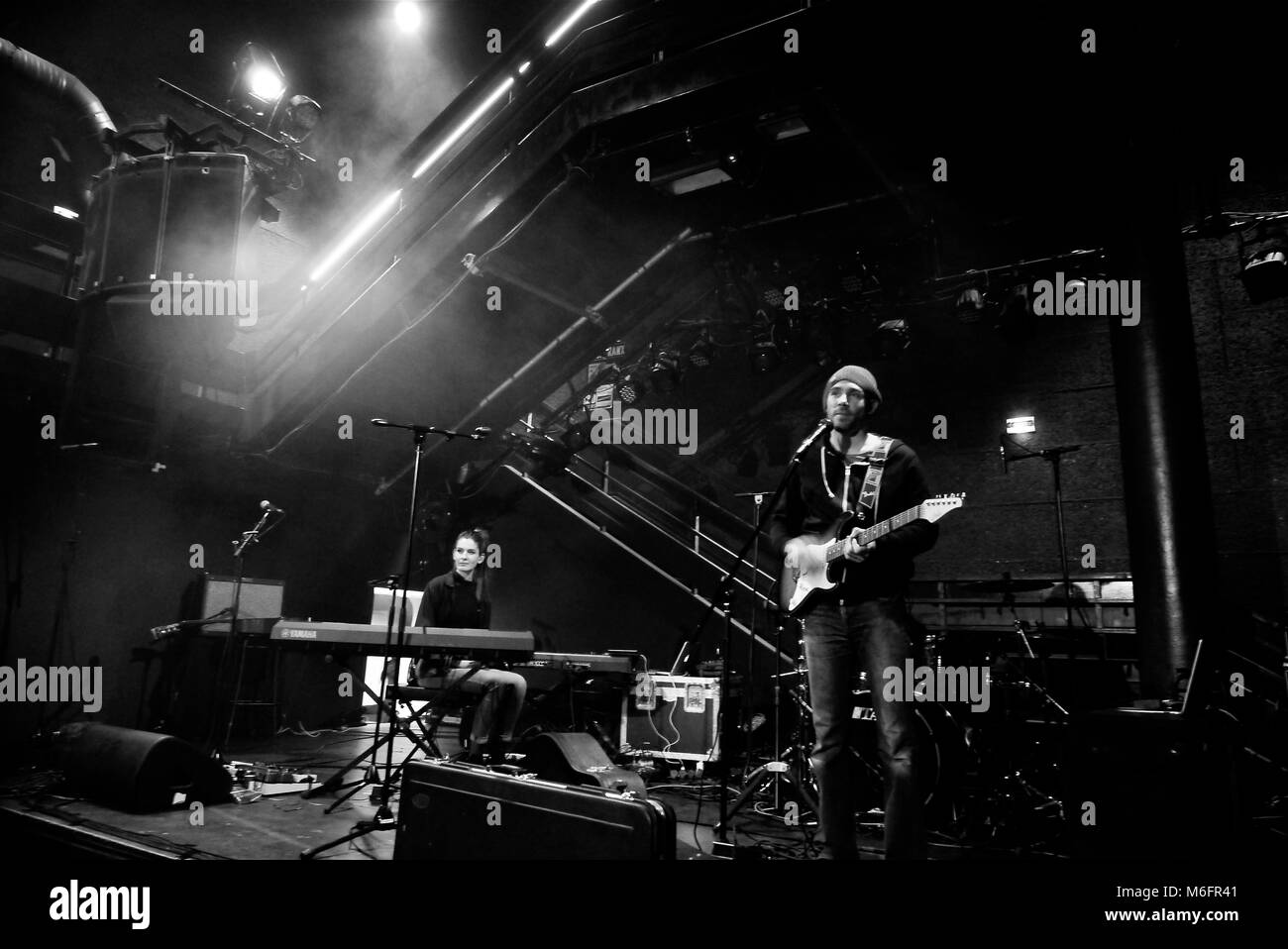 French singer Roxanne Performs on Stage, Villeurbanne, France Stock ...