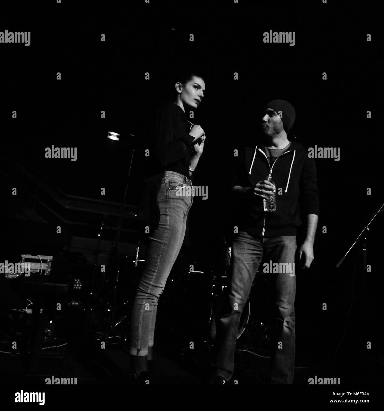 French singer Roxanne Performs on Stage, Villeurbanne, France Stock ...