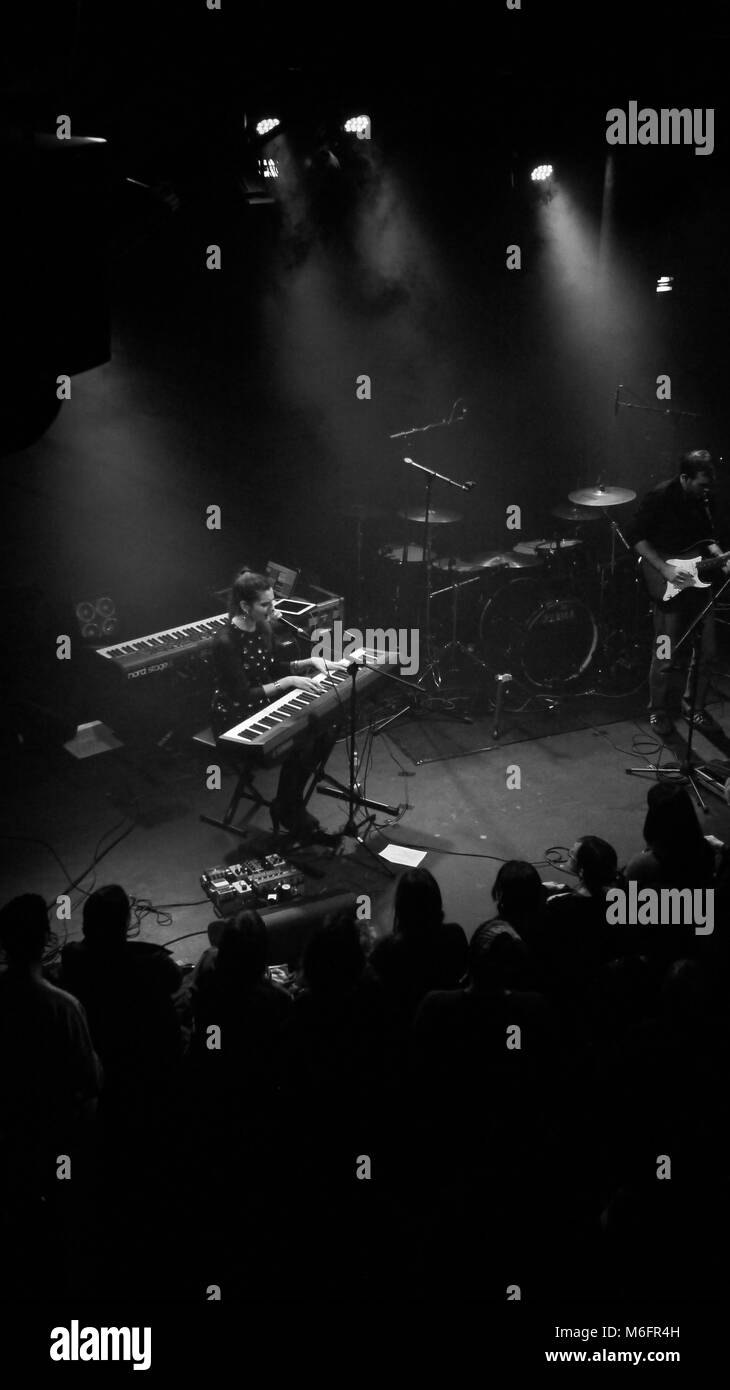 French singer Roxanne Performs on Stage, Villeurbanne, France Stock ...