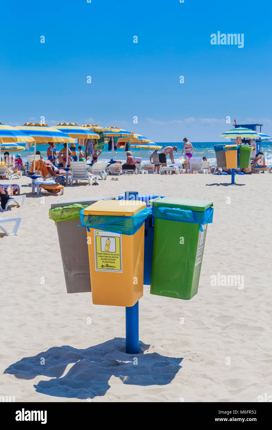 Waste types sorting line hi-res stock photography and images - Alamy