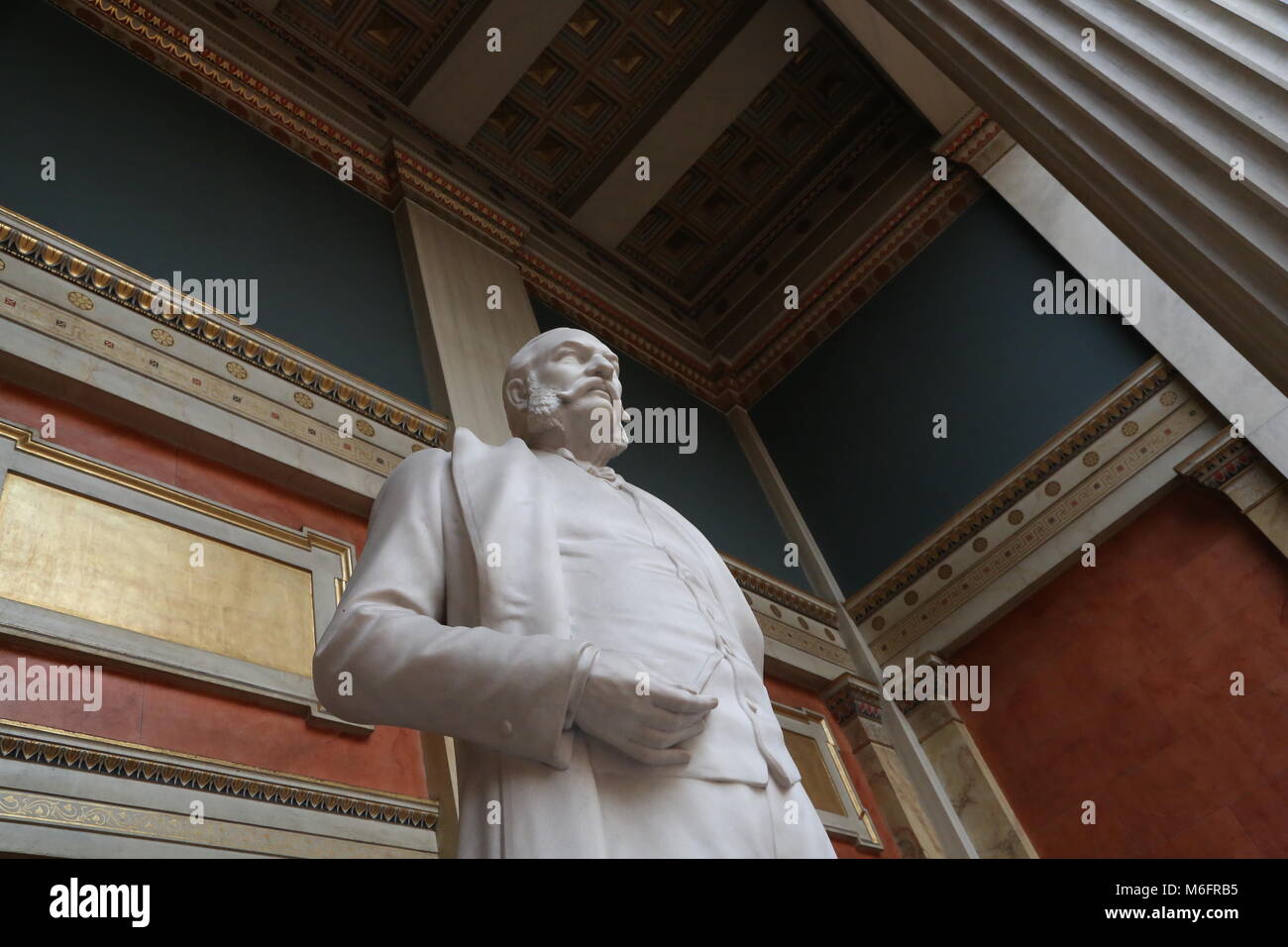 Greece, Panagis Vallianos statue Stock Photo - Alamy