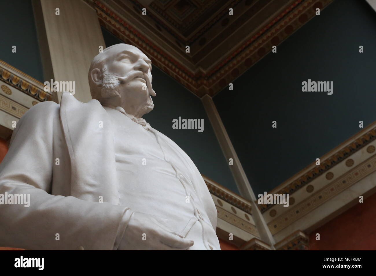 Greece, Panagis Vallianos statue Stock Photo - Alamy
