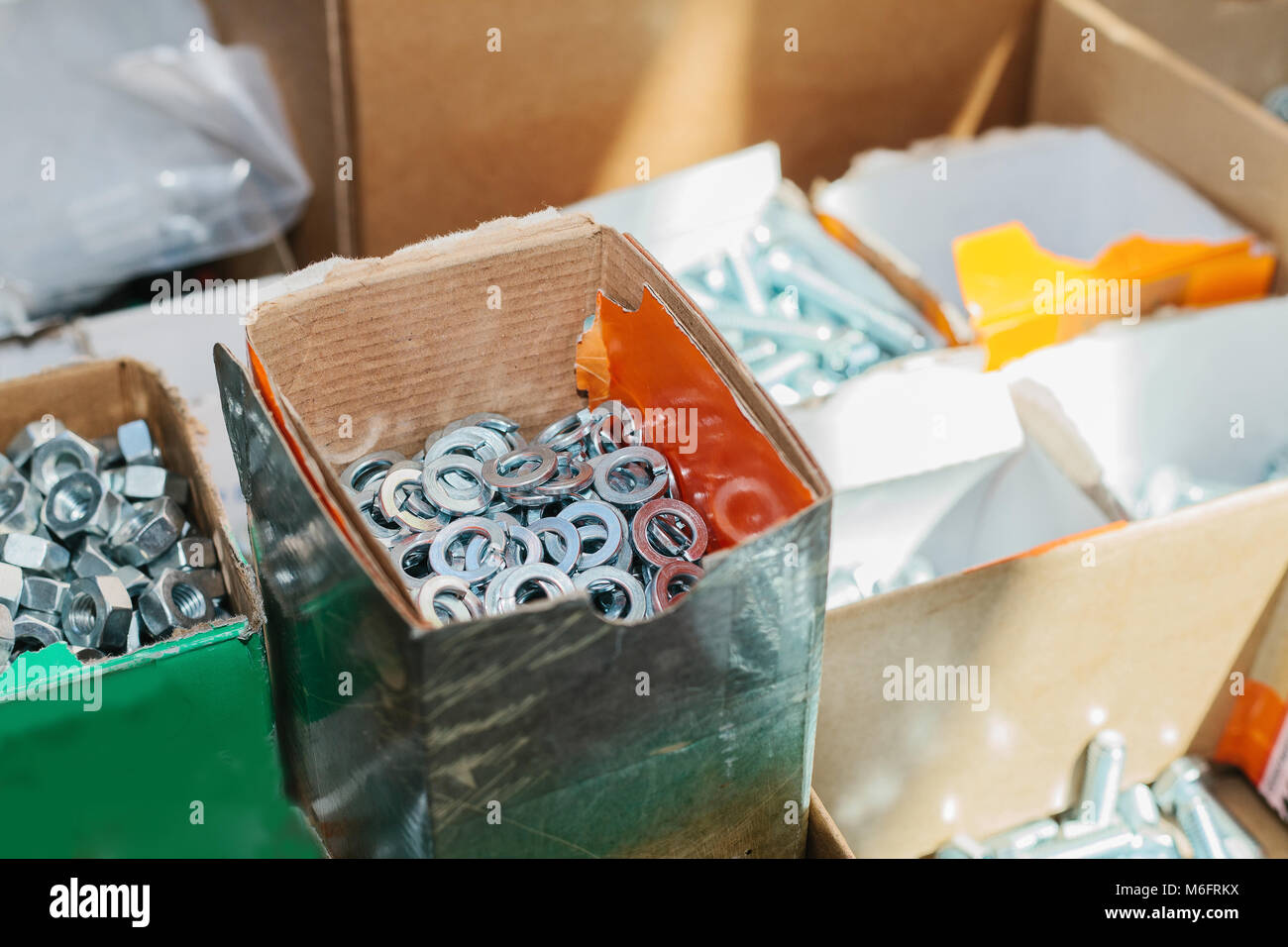 Many different fastening tools used in construction and in the ...