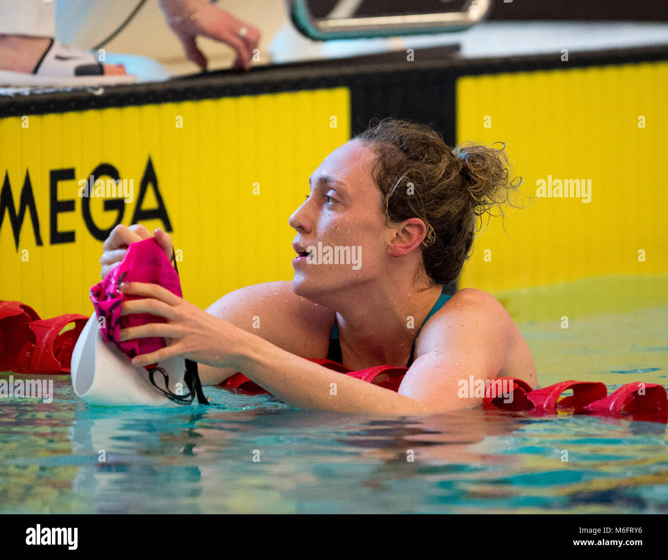Elizabeth Simmonds after winning the Women's 100m Backstroke Final ...