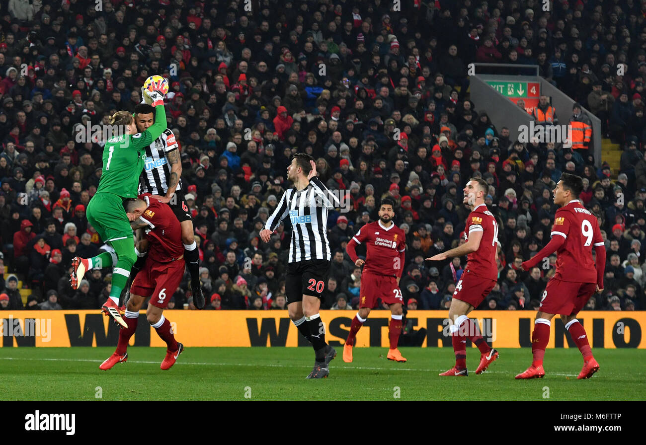 Liverpool karius saves hi-res stock photography and images - Alamy