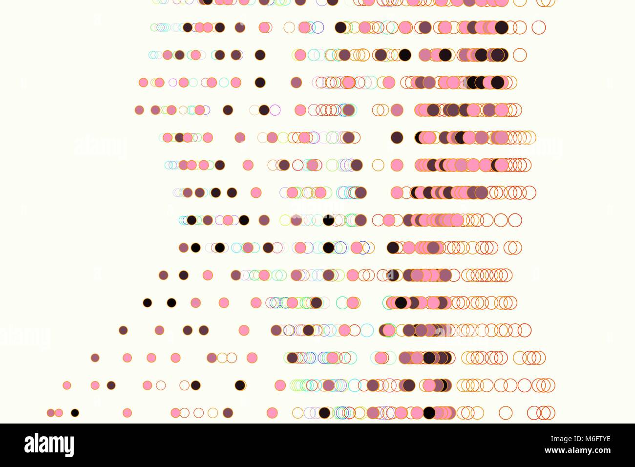 Shape Of Circles Bubbles Sphere Or Ellipses Abstract Background Pattern Vector Illustration