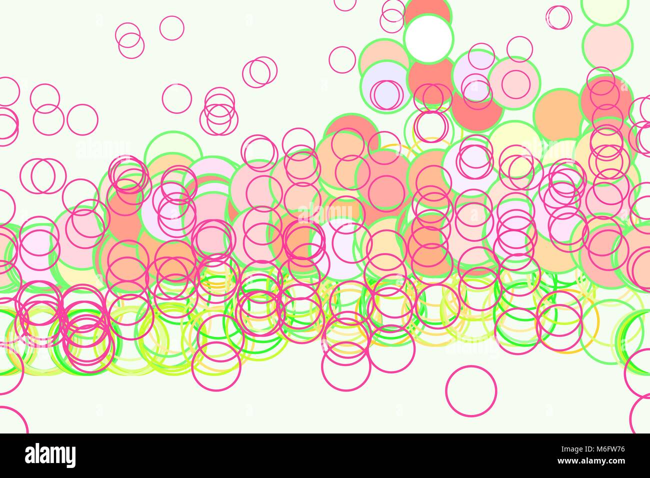 Modern geometrical circles, bubbles, sphere or ellipses background ...