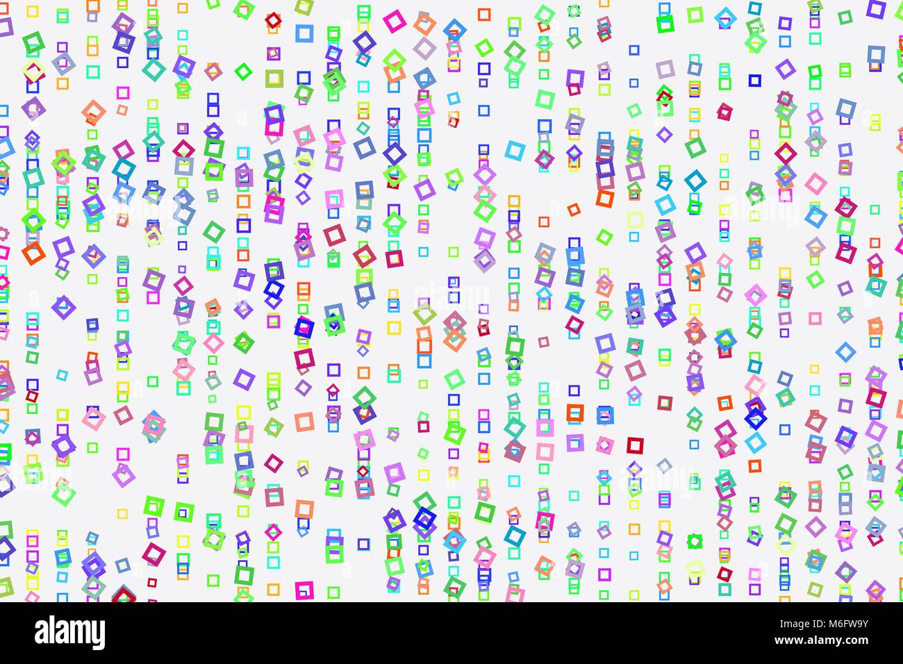 Color Abstract Square Rectangle Pattern Generative Art Background Vector Illustration Graphic