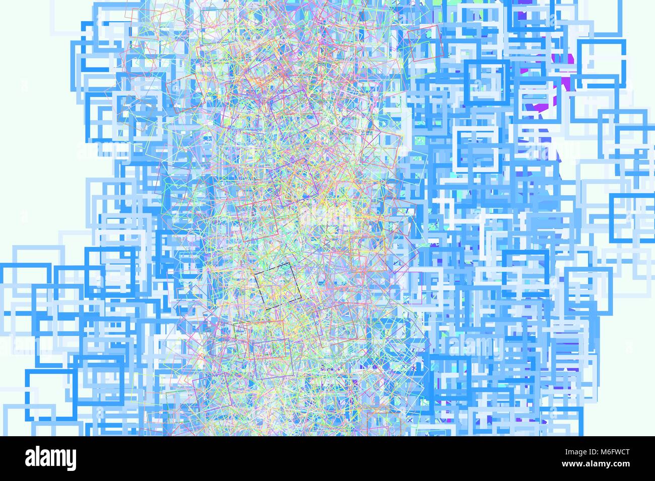 Abstract conceptual square, rectangle pattern. Good for web page, graphic design, catalog ...