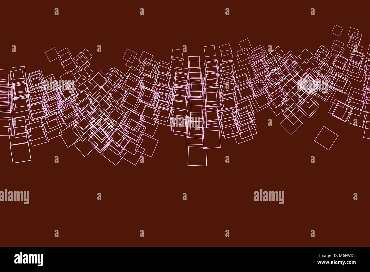 Color Abstract Square Rectangle Pattern Generative Art Background Vector Illustration Graphic