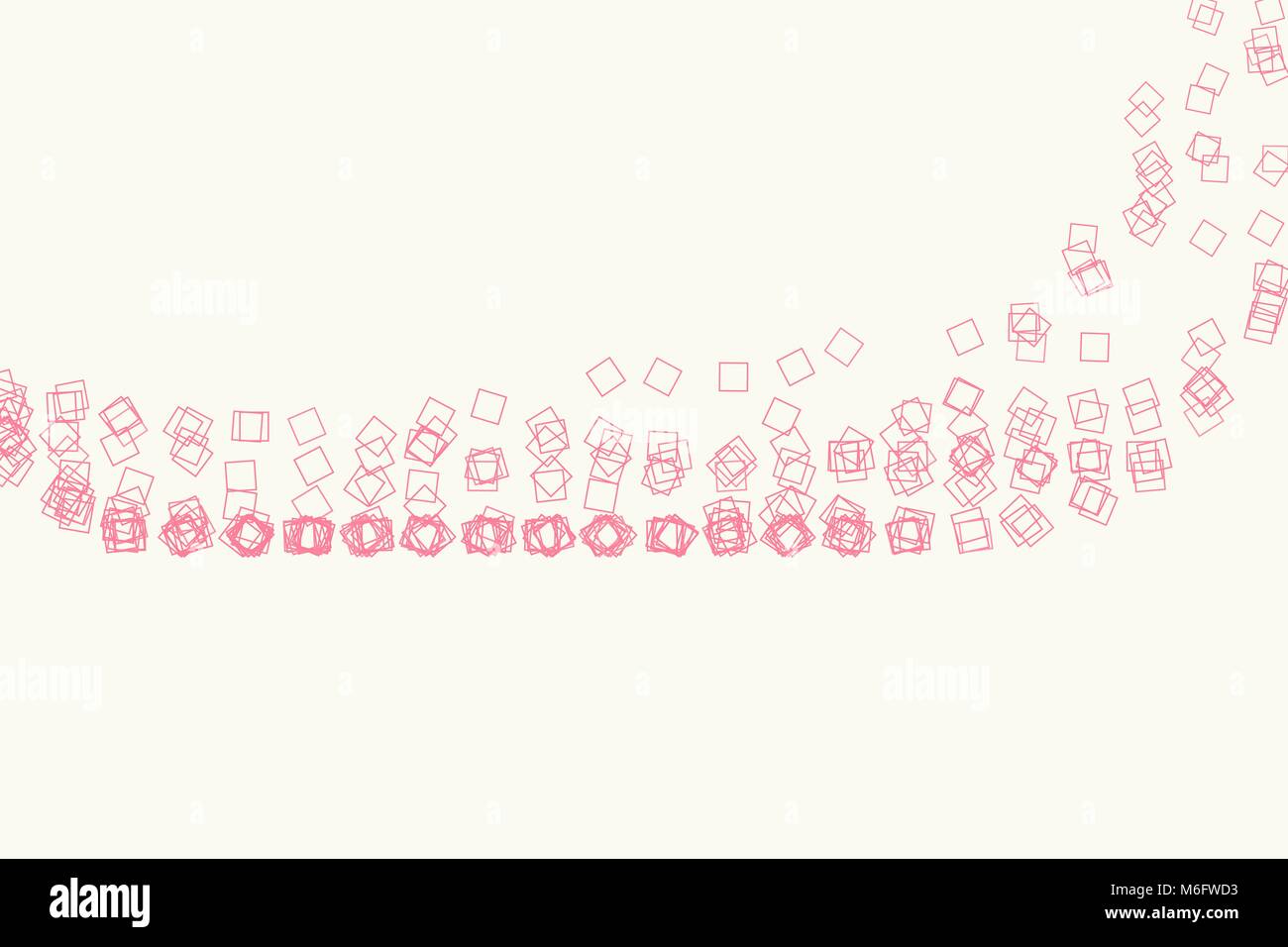 Color Abstract Square Rectangle Pattern Generative Art Background Vector Illustration Graphic