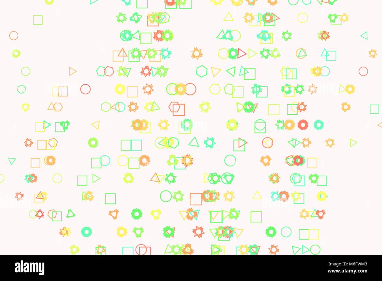 Abstract background with shape of mixed pattern. Vector illustration ...