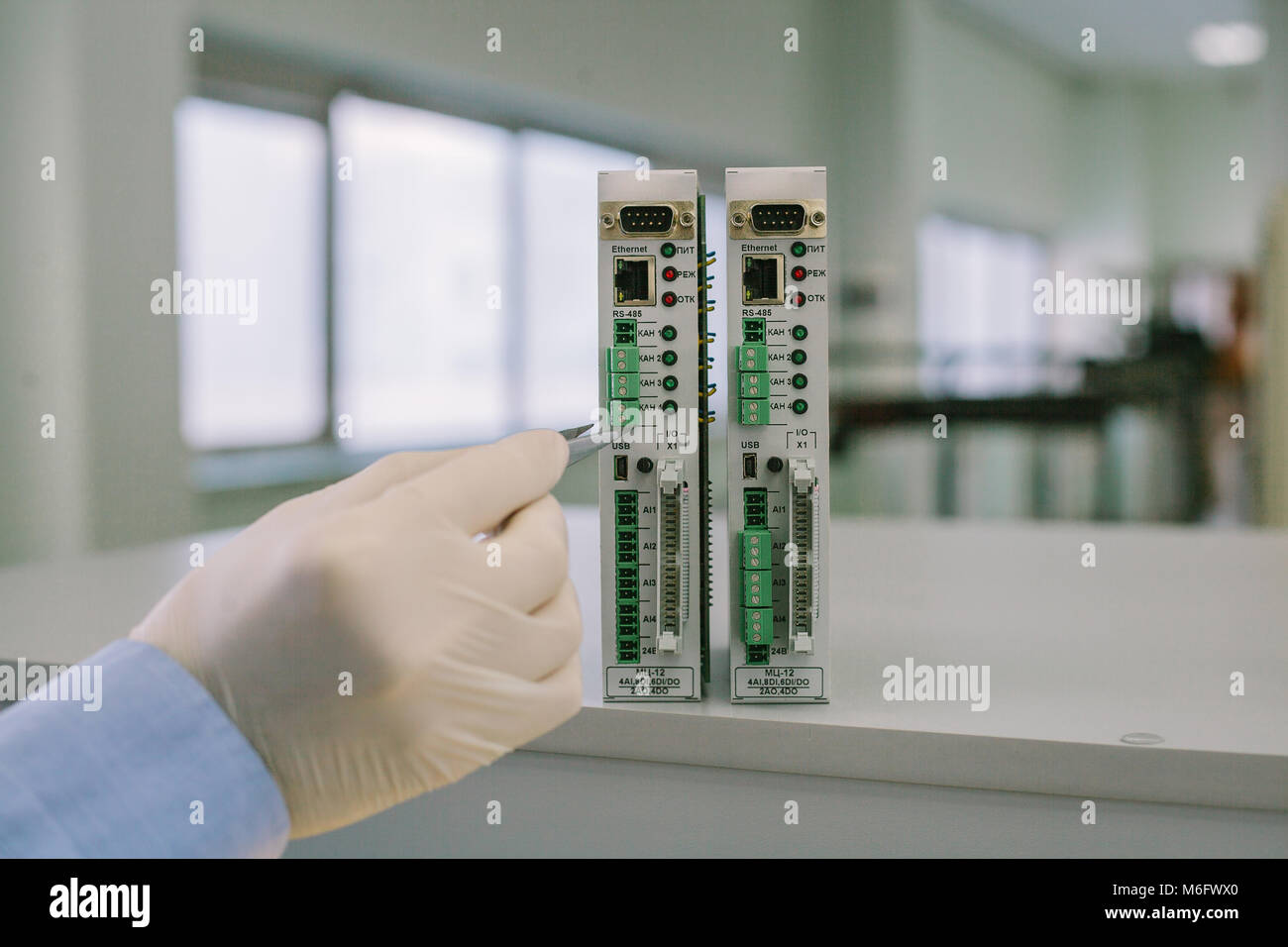 Pcb inspection microscope hi-res stock photography and images - Alamy