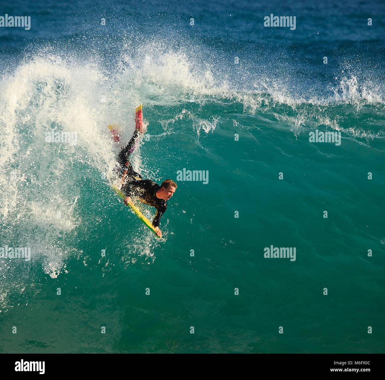 A big wave day at The Wedge, Newport Beach, CA Stock Photo - Alamy