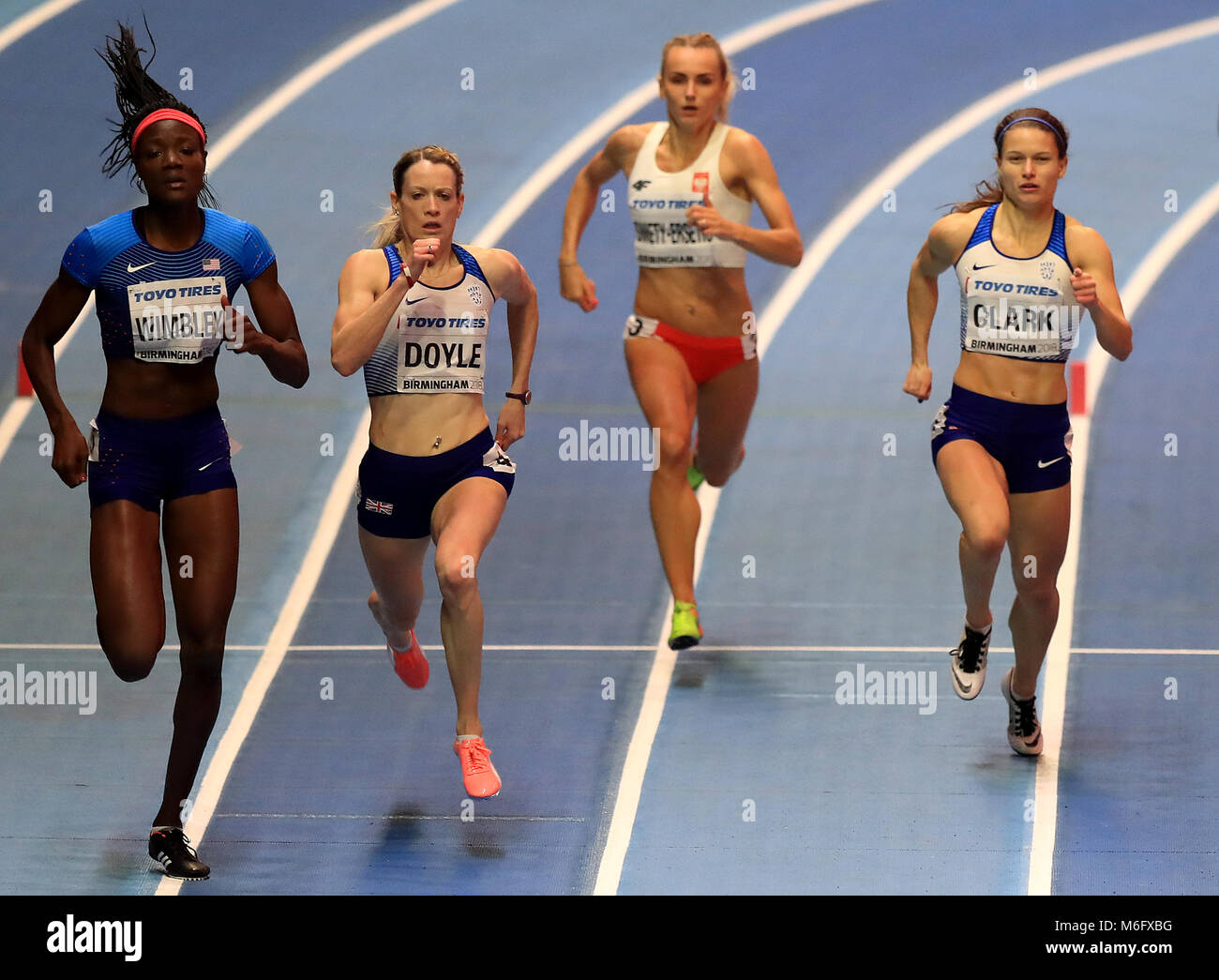 Great Britain's Zoey Clark (right) and Eilidh Doyle (second left ... Great Britain's Zoey Clark (right) and Eilidh Doyle (second left ...