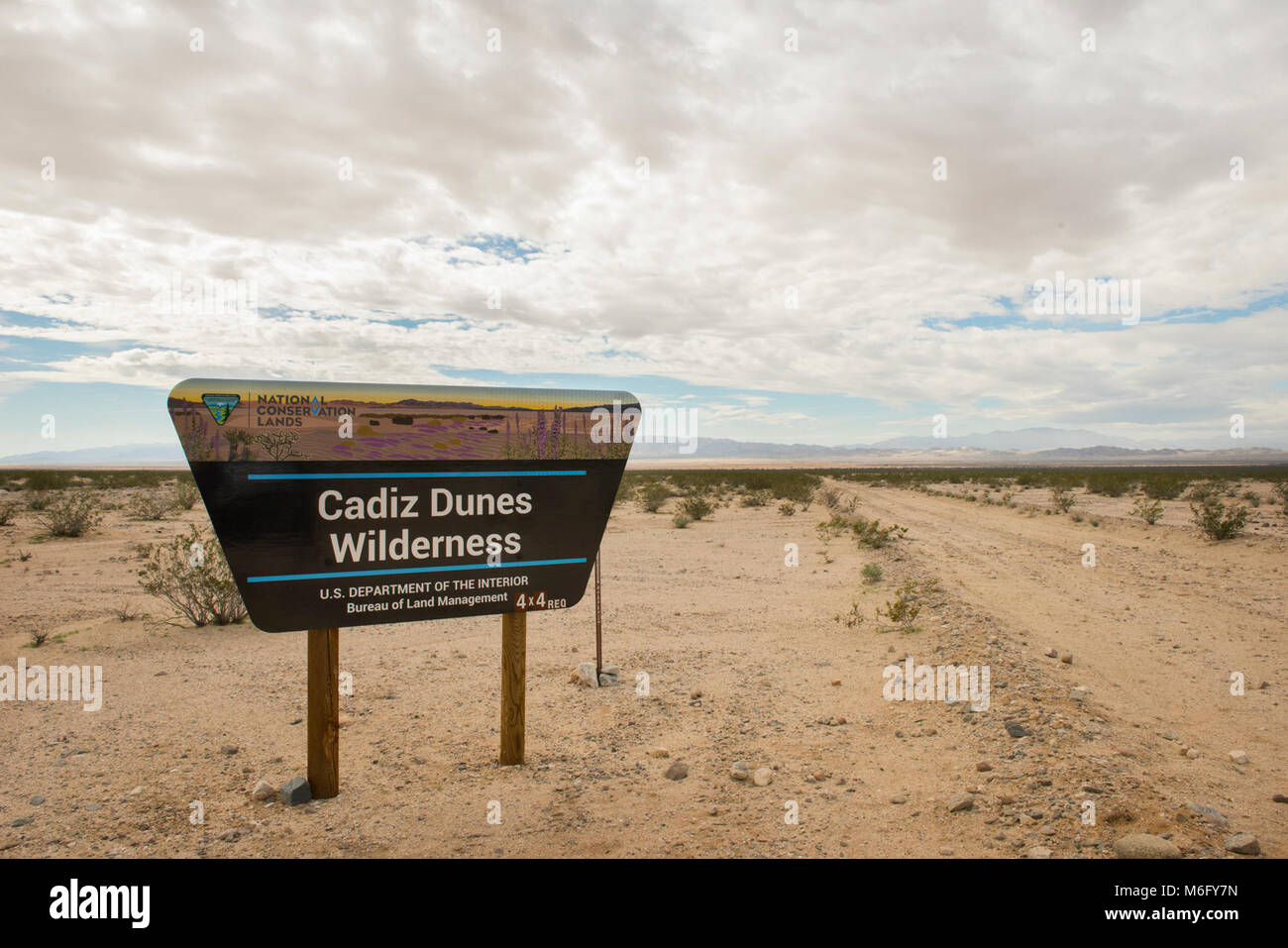 Cadiz Sand Dunes at Mojave Trails National Monument Stock Photo - Alamy