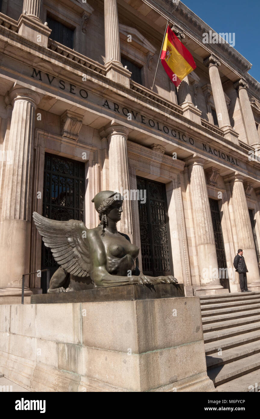 The National Archaeological Museum of Spain, in Madrid Stock Photo - Alamy