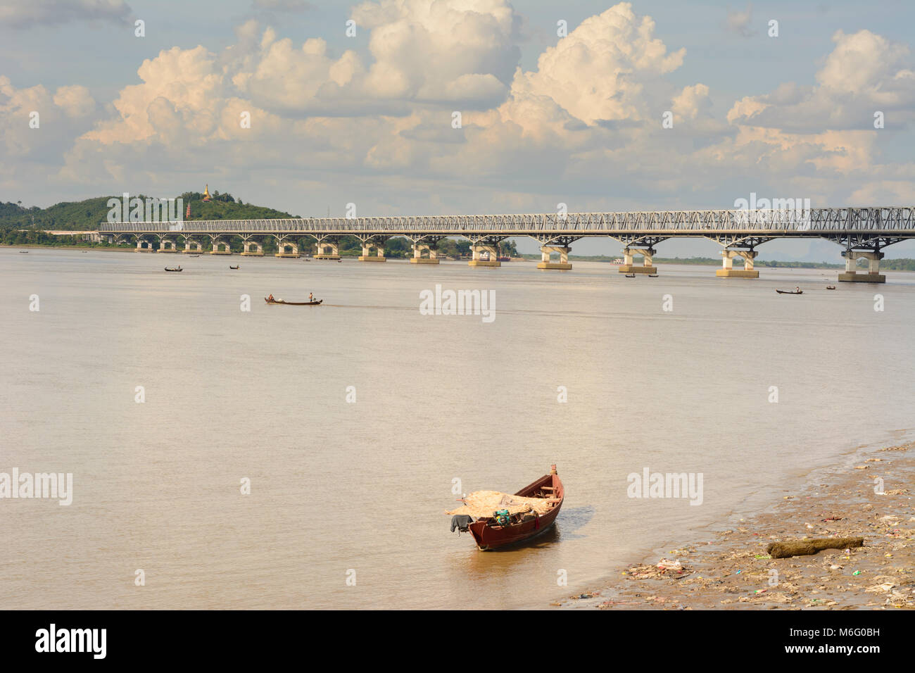 Thanlwin Salween Bridge River High Resolution Stock Photography and ...