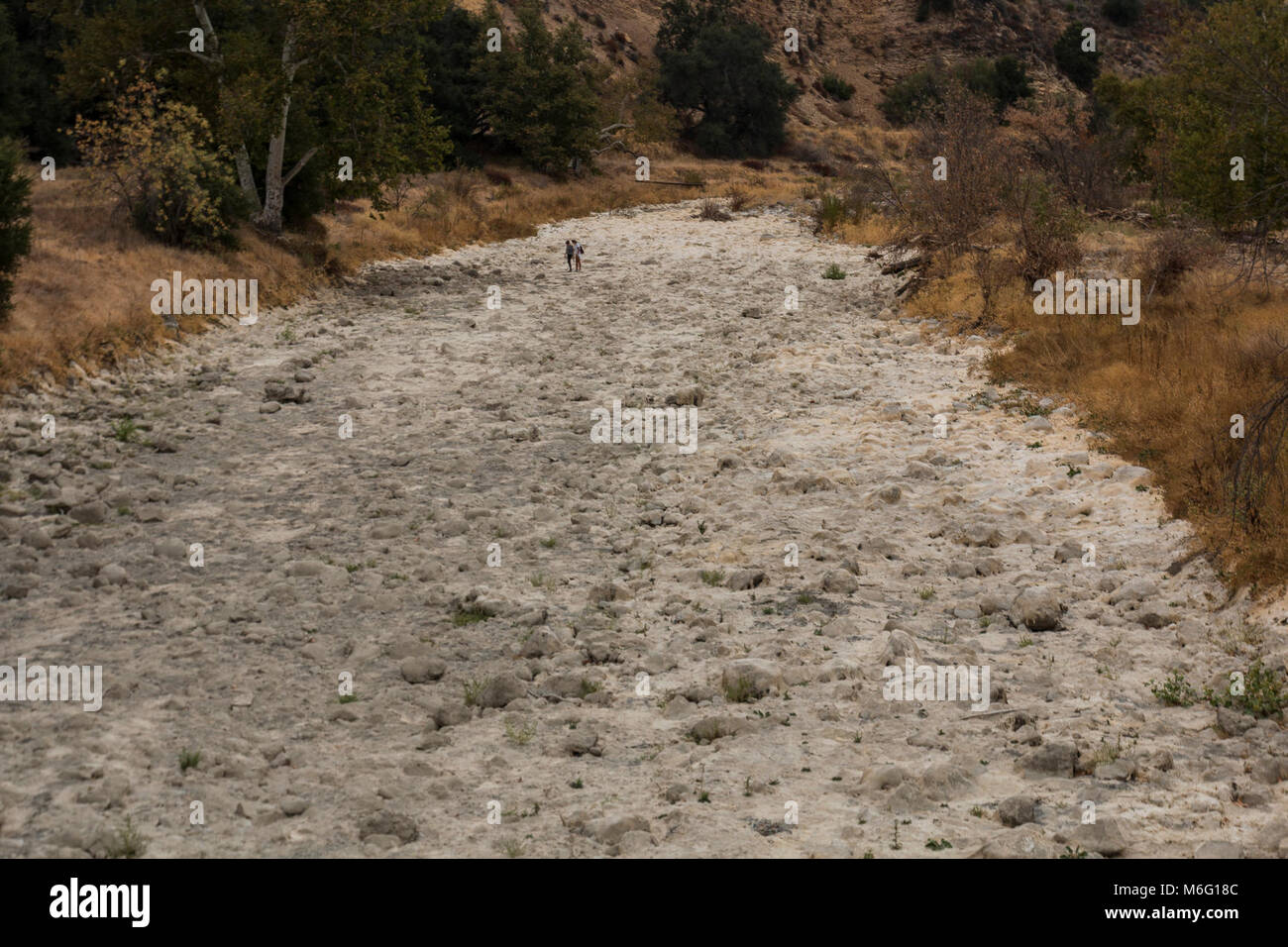 Dried River at Malibu Creek Stock Photo - Alamy