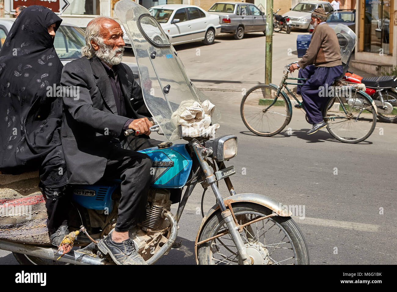 Motorcycle woman muslim transport hi-res stock photography and images ...