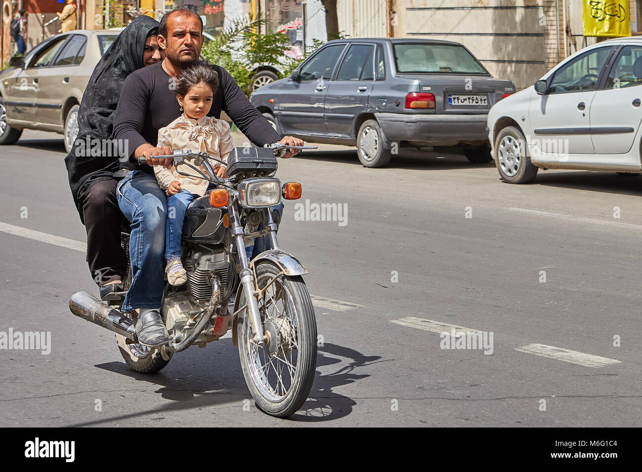 Motorcycle woman muslim transport hi-res stock photography and images ...