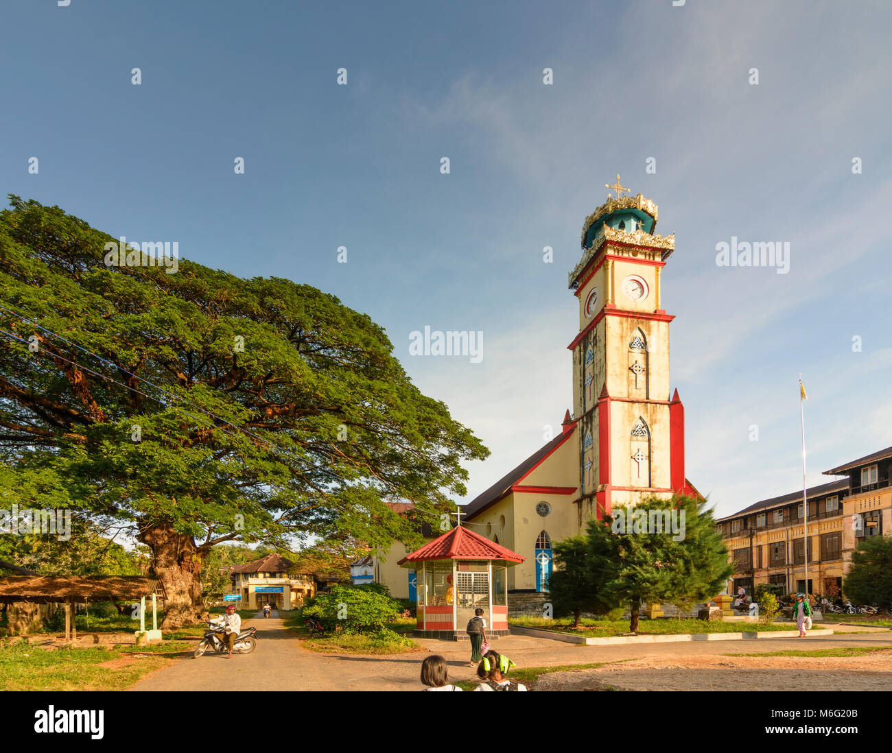 Mawlamyine (Mawlamyaing, Moulmein): St. Patrick's Cathedral, , Mon ...