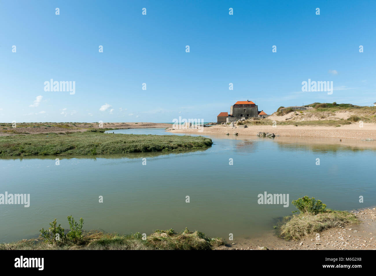 Fort Mahon at the beach of Ambleteuse Stock Photo - Alamy
