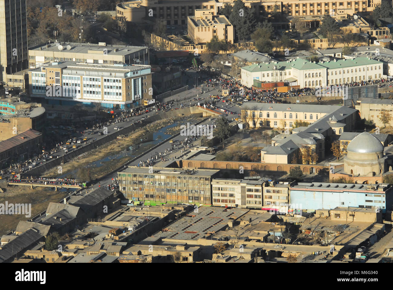 An aerial view of the city center of Kabul Afghanistan Stock Photo - Alamy