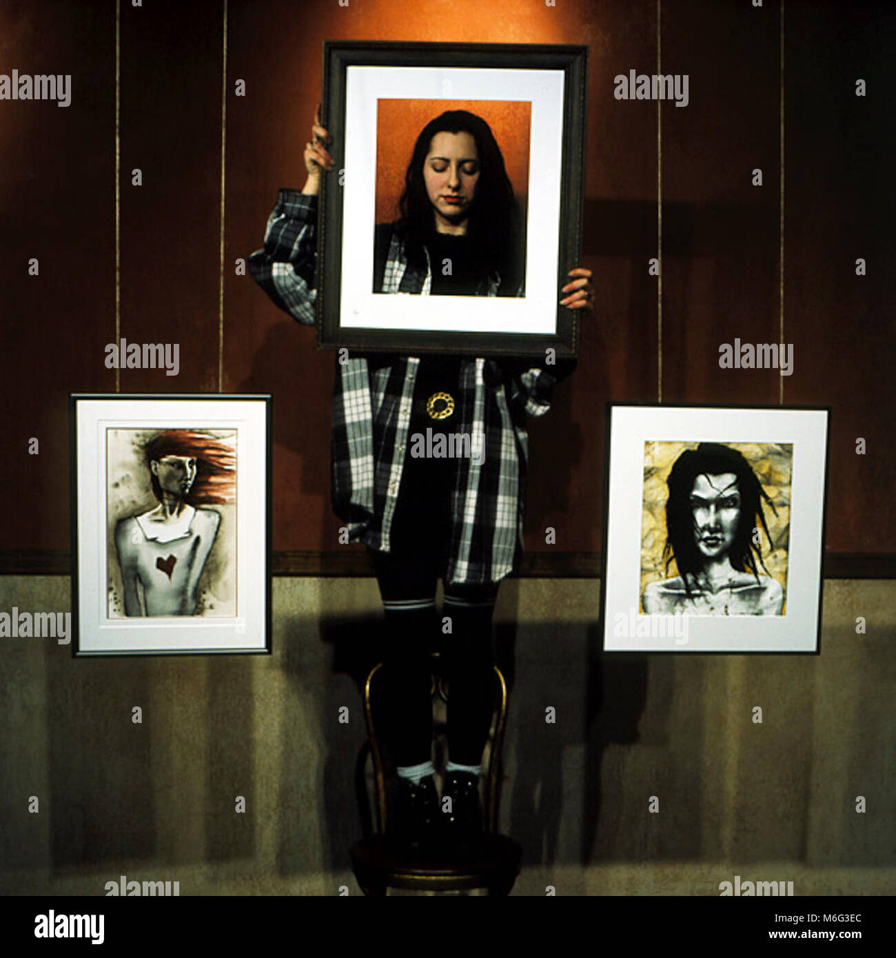 Jessica Creager (part of a series on Seattle artists Stock Photo - Alamy