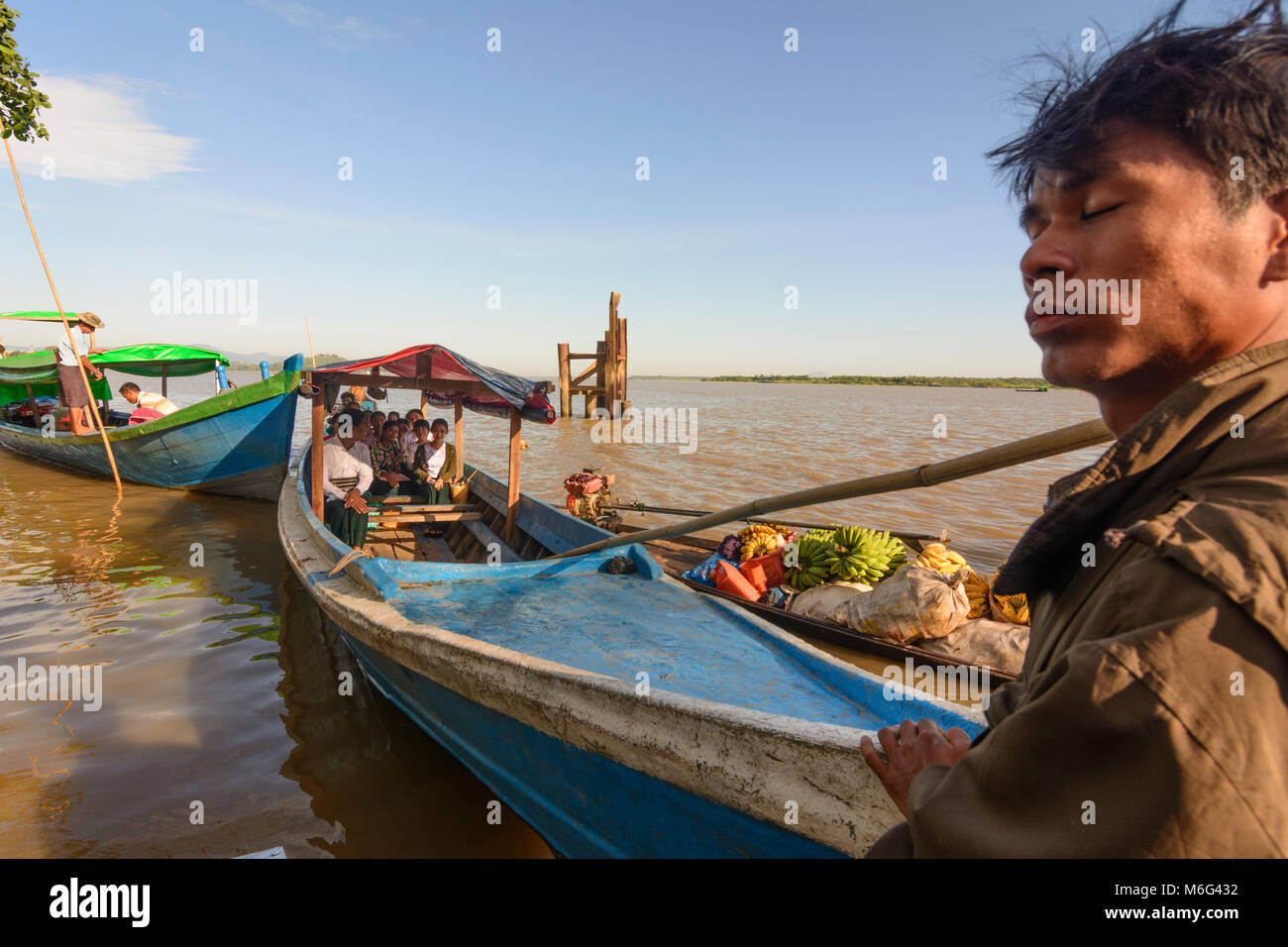 Myanmar mawlamyine ferry hi-res stock photography and images - Alamy