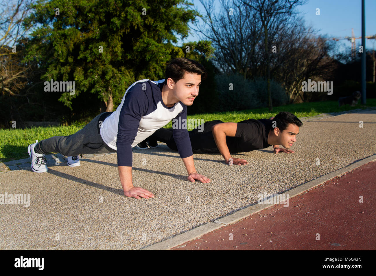 Young man relaxed posture making hi-res stock photography and images ...
