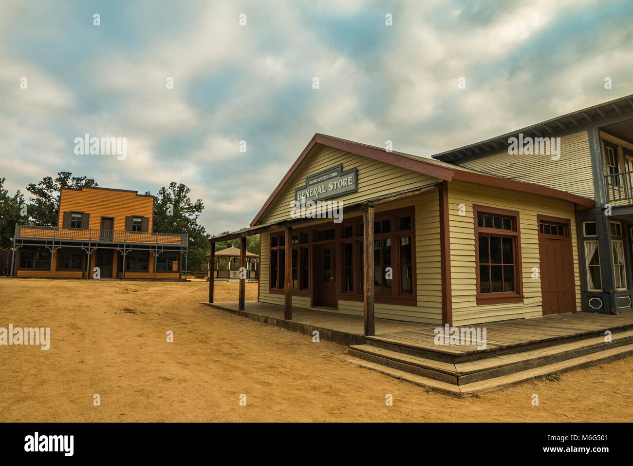 Paramount Ranch Western Town Stock Photo - Alamy