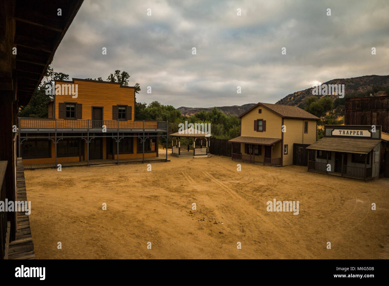 Paramount Ranch Western Town Stock Photo - Alamy