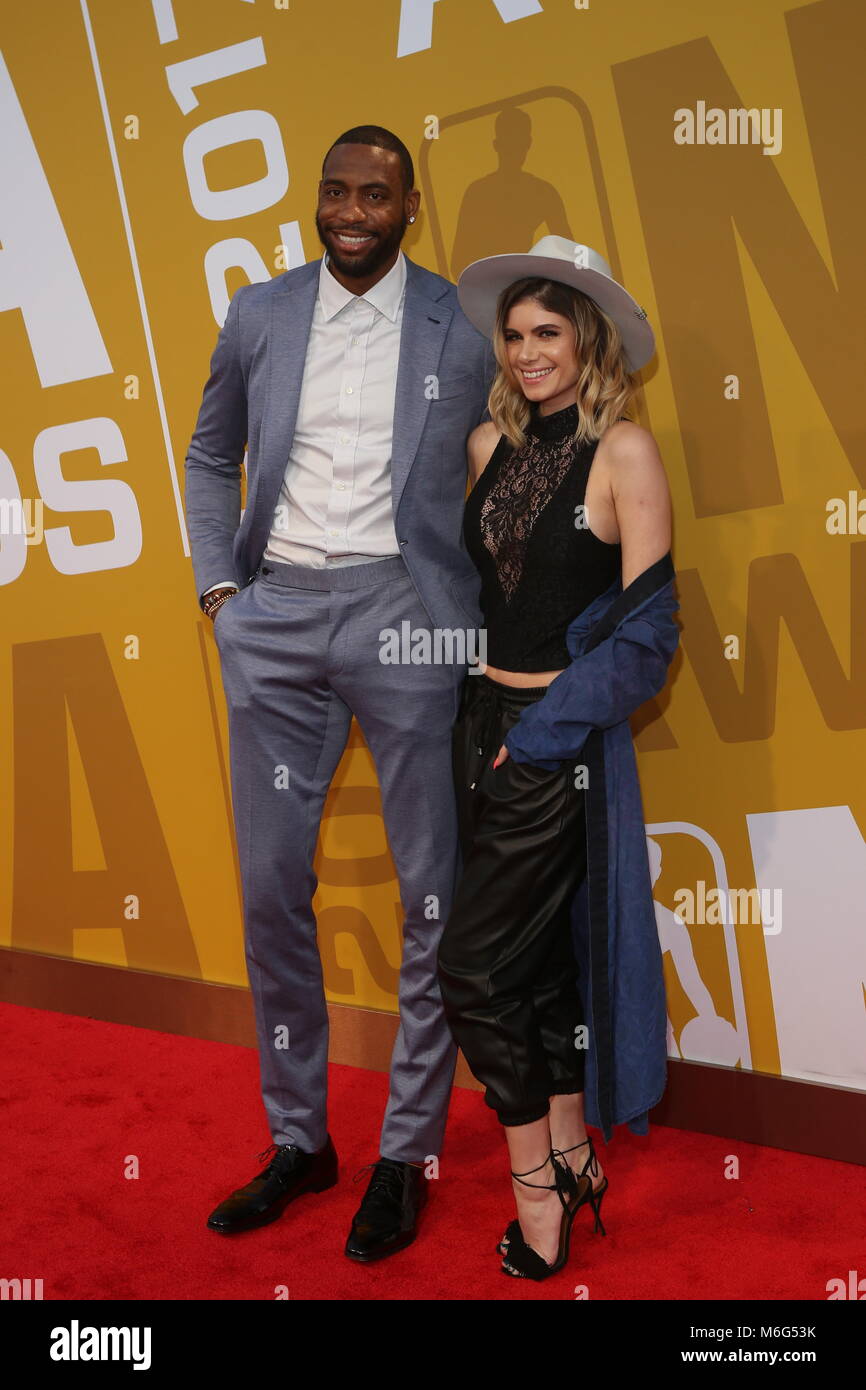 Rasual Butler and Leah LaBelle NBA AWARDS at the 2017 NBA AWARDS Held ...