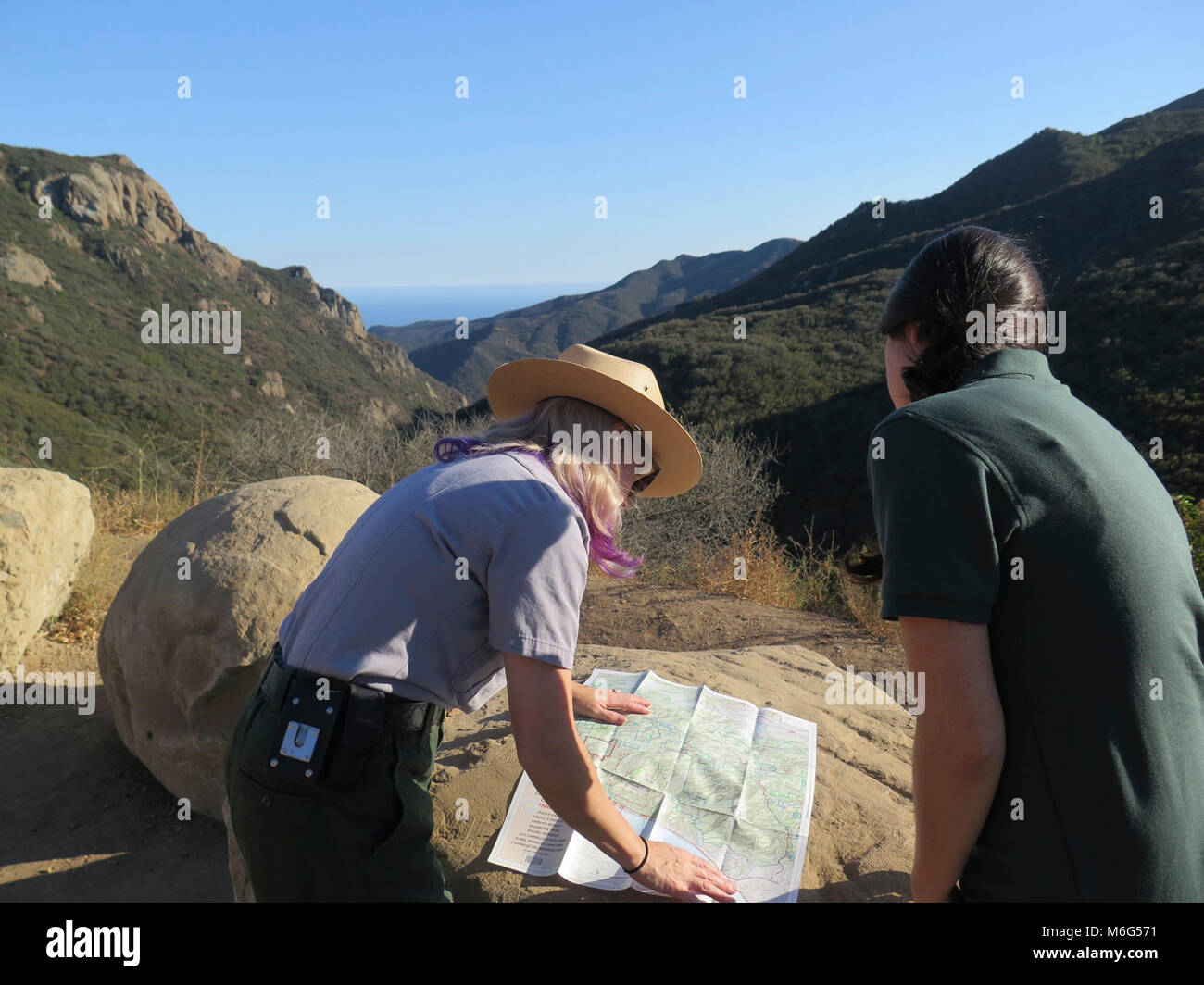 Ranger Pop-Ups. Overlook by Newton Trailhead Stock Photo - Alamy