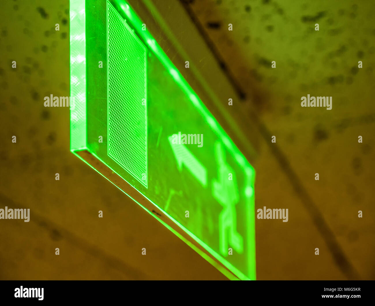 Indoor View Green Emergency Fire Exit Sign On Ceiling Stock Photo Alamy indoor-view-green-emergency-fire-exit-sign-on-ceiling-stock-photo-alamy