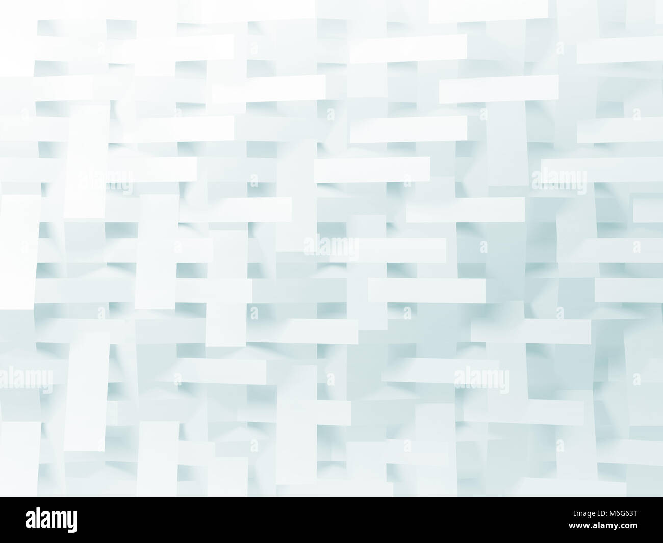 Abstract white digital background, geometric pattern, double exposure ...