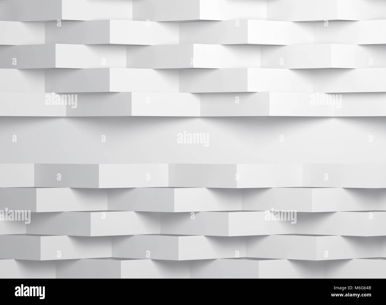 Abstract white digital background pattern, corners of paper stripes ...