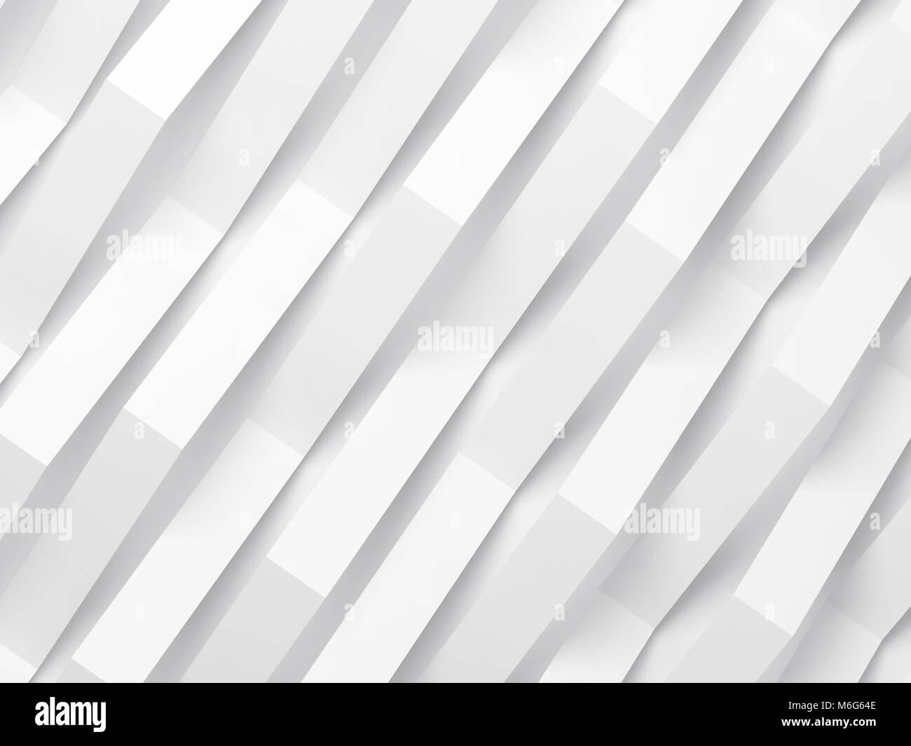 Abstract white digital background pattern, corners of diagonal paper ...