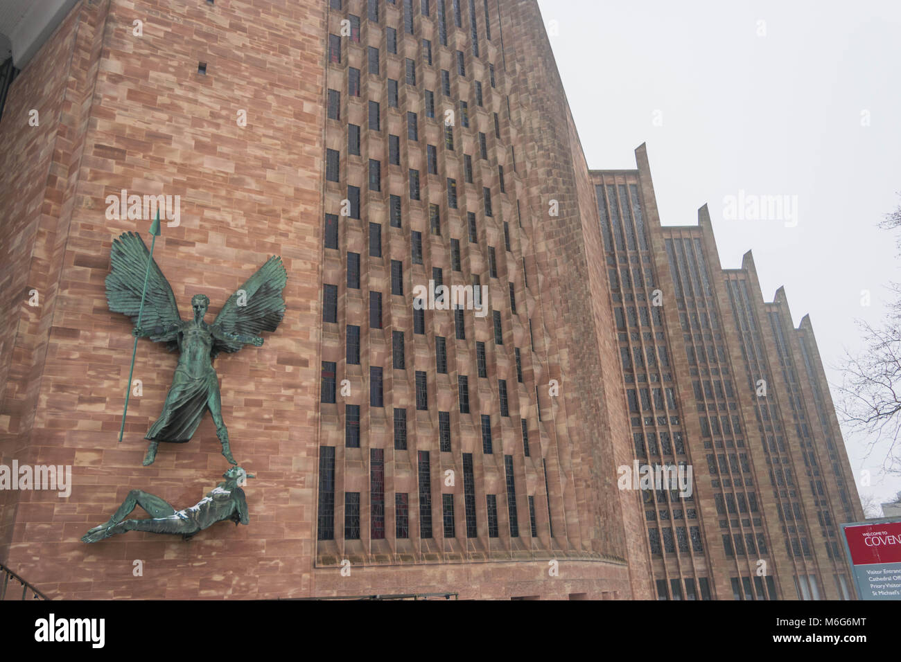 COVENTRY, ENGLAND, UK - 3rd March 2018: St Michael and the Devil ...
