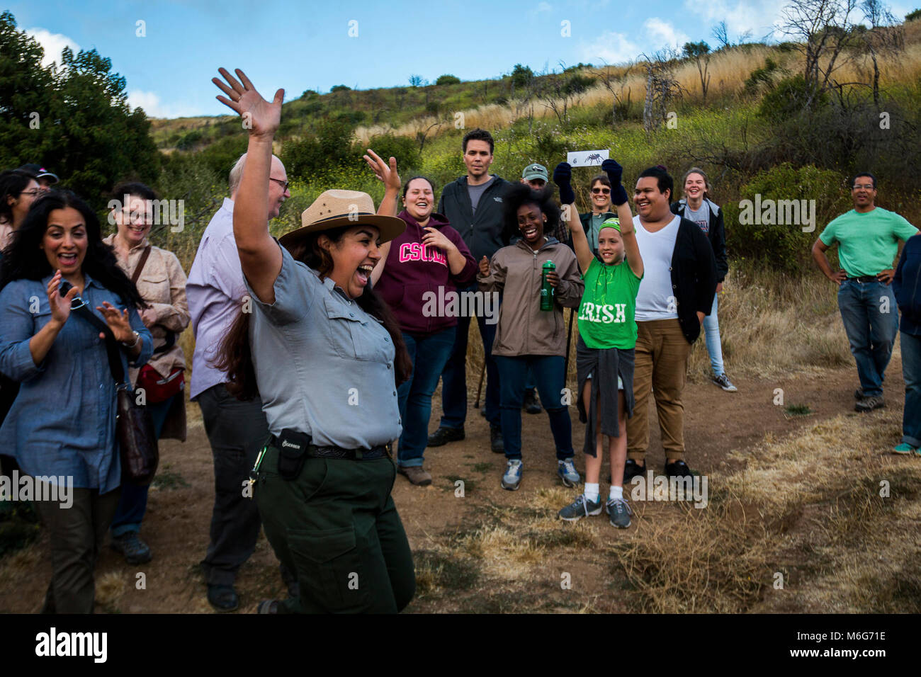 Tarantula Hike 2017. Ranger Led hike by Ranger Razsa to find tarantulas ...