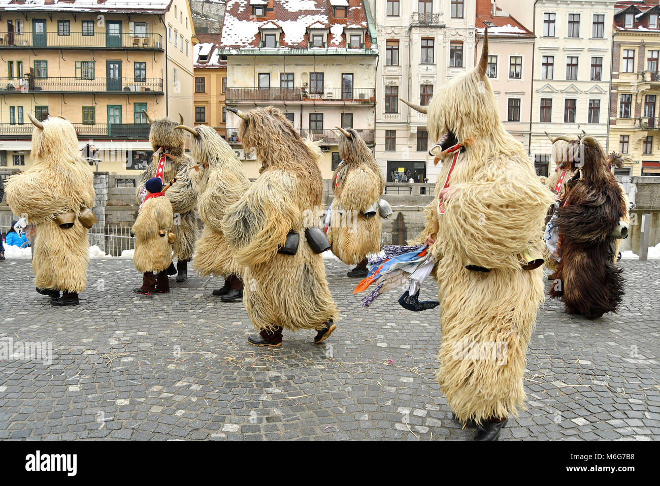 Kurent carnival in ptuj slovenia hi-res stock photography and images ...