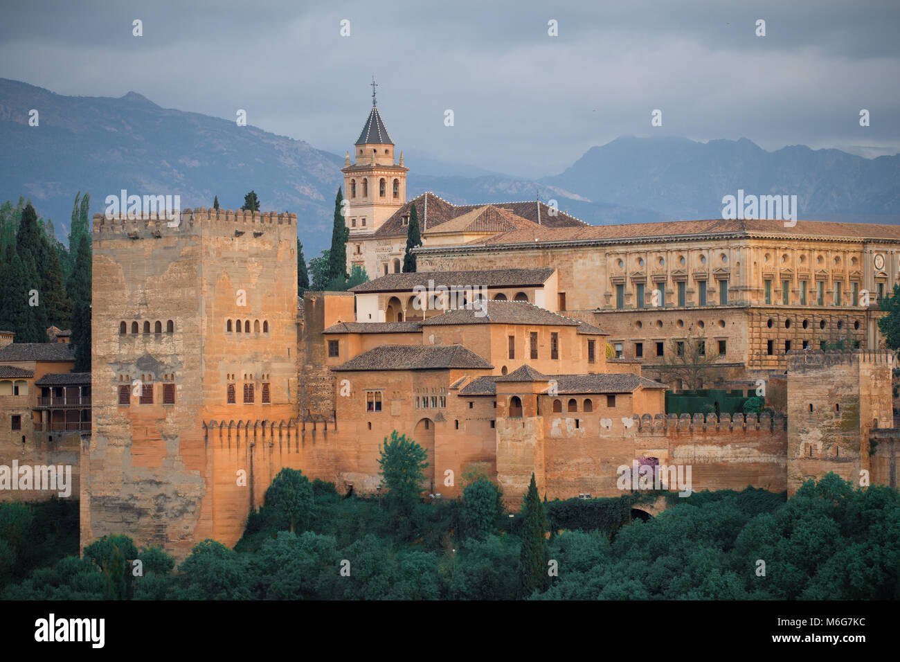 Alhambra palace in Granada Stock Photo - Alamy