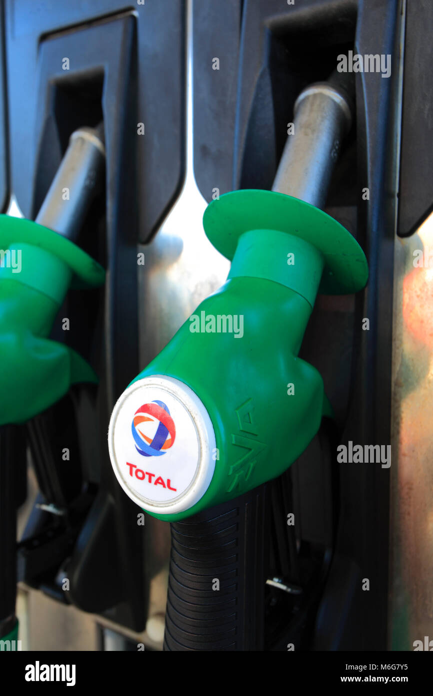 Total petrol pump hi-res stock photography and images - Alamy