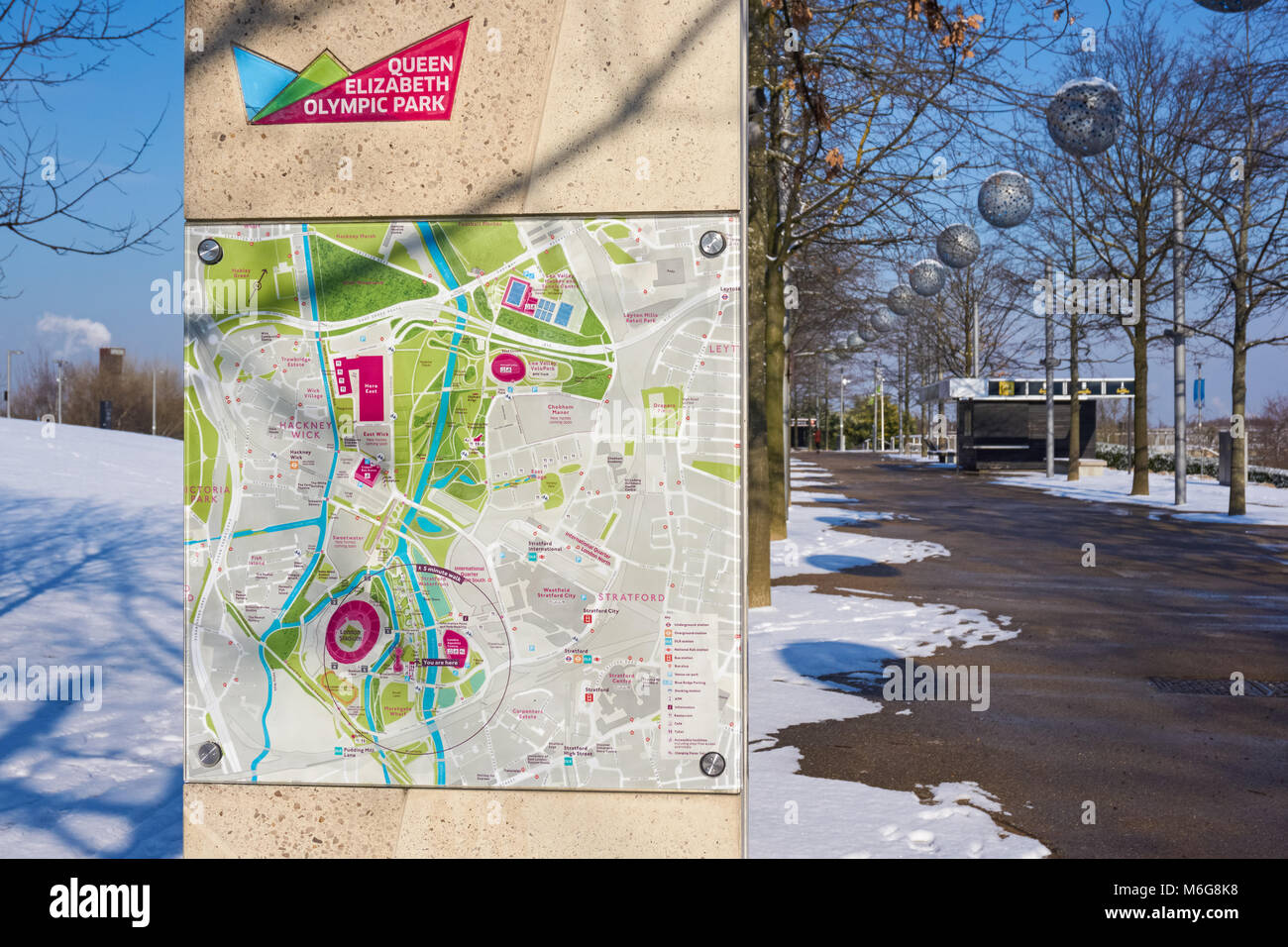 Queen elizabeth olympic park map hi-res stock photography and images ...