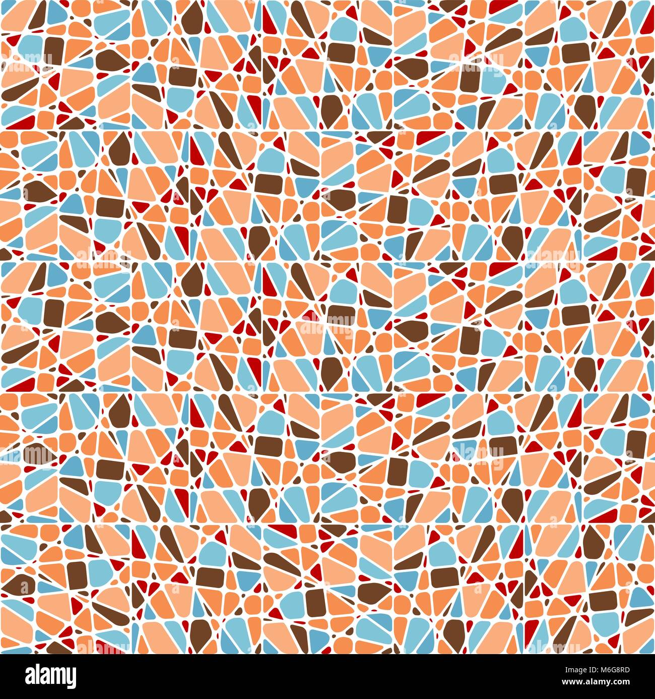 Abstract geometric vector seamless texture, background mosaic Stock ...