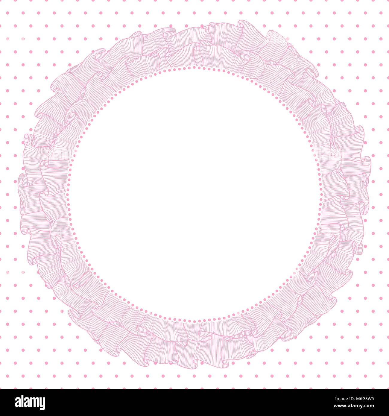 Lace and frills hand drawn vector background Stock Vector Image & Art ...